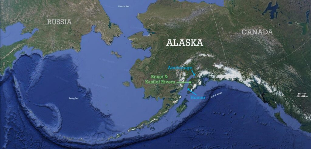 Kasilof & Kenai River Fishing Locations & Directions
